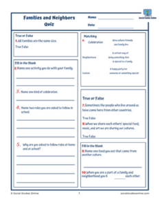 Social Studies Worksheets - Social Studies Online