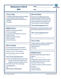 Grade 3 Social Studies Worksheets – Printable & Engaging