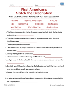 Social Studies Worksheets - Social Studies Online