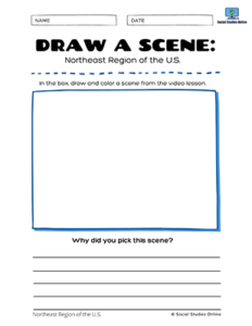 Grade 4 Social Studies Worksheets – U.S. Regions Focus