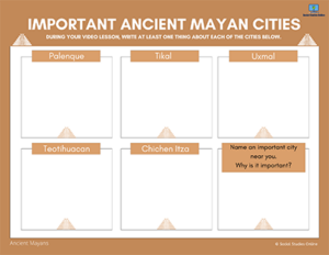 Ancient Mayans Video for Kids – Pyramids, Glyphs & Chocolate