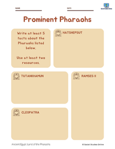 Grade 6 Social Studies Worksheets – Ancient Civilizations