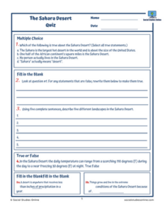 Sahara Desert Video for Kids – Explore Landforms, Animals & Life in the ...