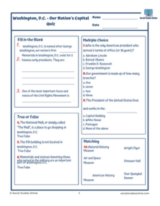 Grade 5 Social Studies Worksheets – U.S. & Global Focus